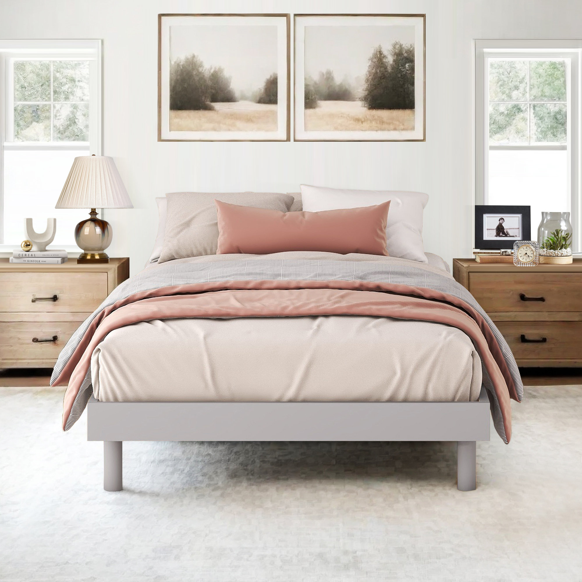 Latitude Run® Modern Floating Platform Bed Frame - Wayfair Canada
