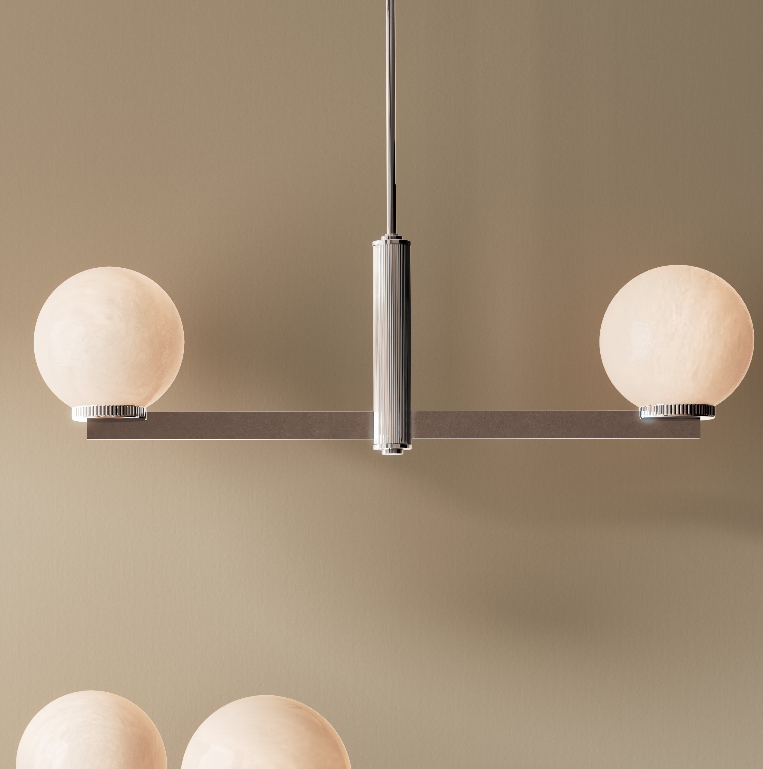 Joss & Main Jamir 2-Light Linear Chandelier | Wayfair