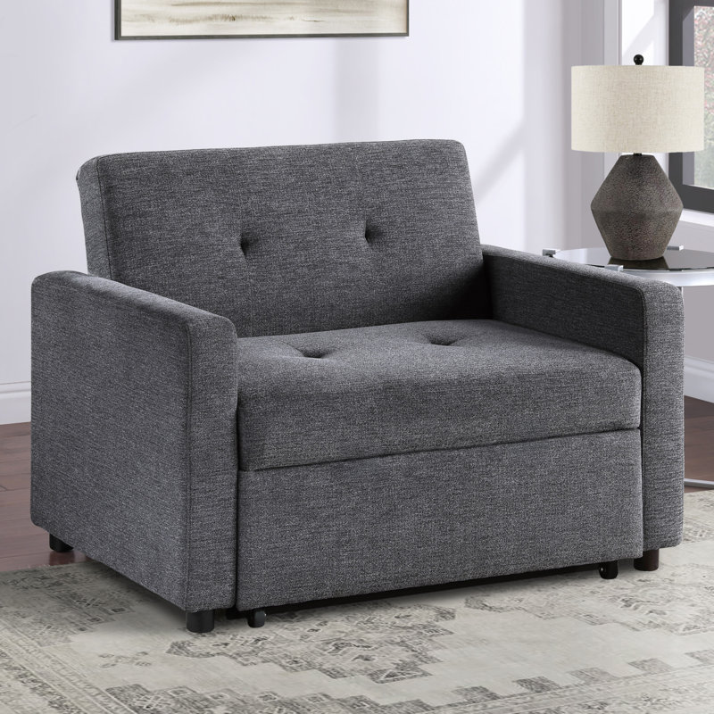 Latitude Run® Lida 49" Wide Convertible Pull Out Sleeper Chair ...