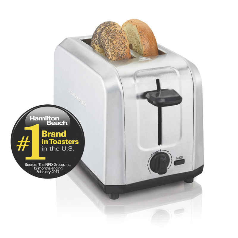 Hamilton Beach® Brushed Stainless Steel Toaster & Reviews | Wayfair