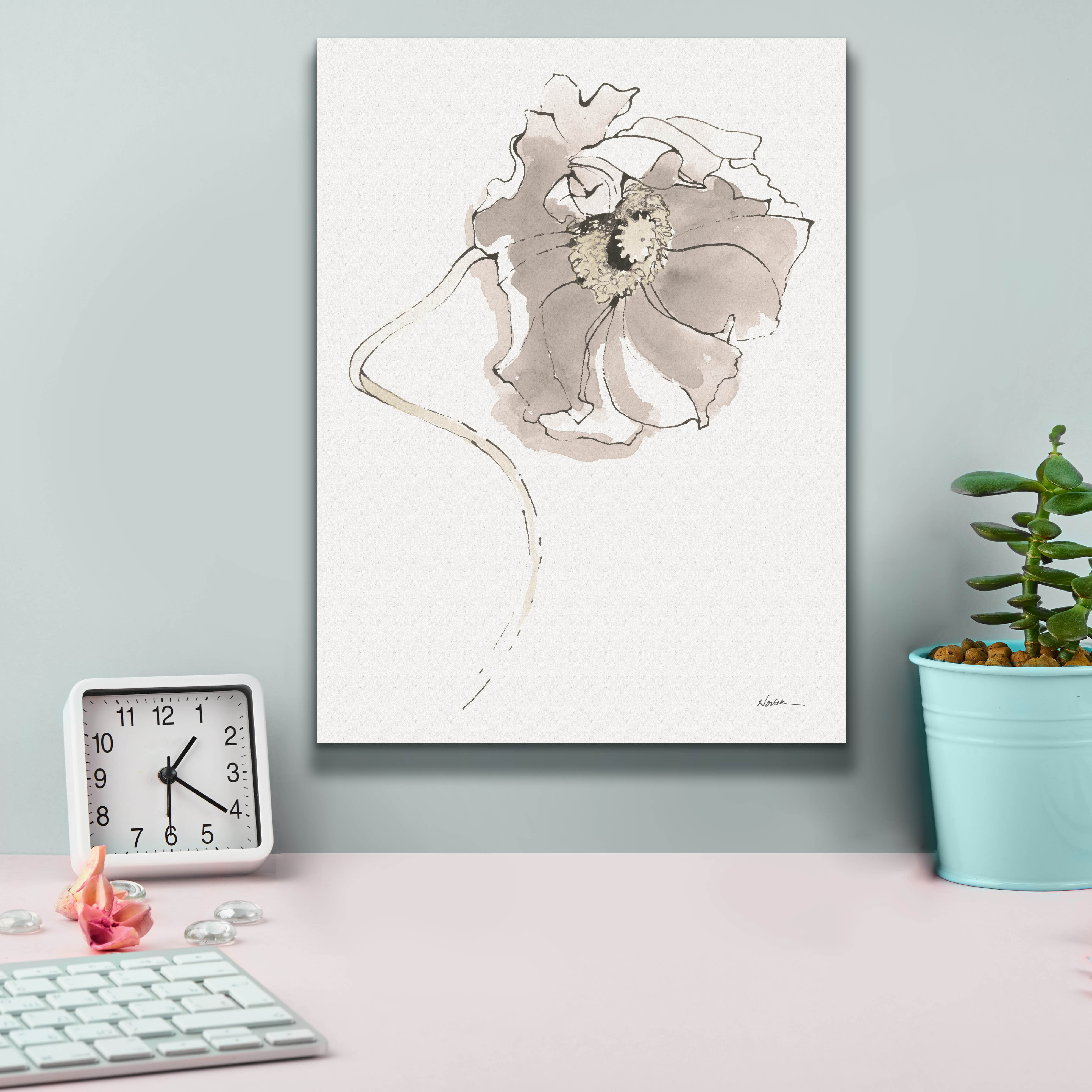 Epic Graffiti 'Neutral Icelands 2' by Shirley Novak Canvas Wall Art, 12 ...