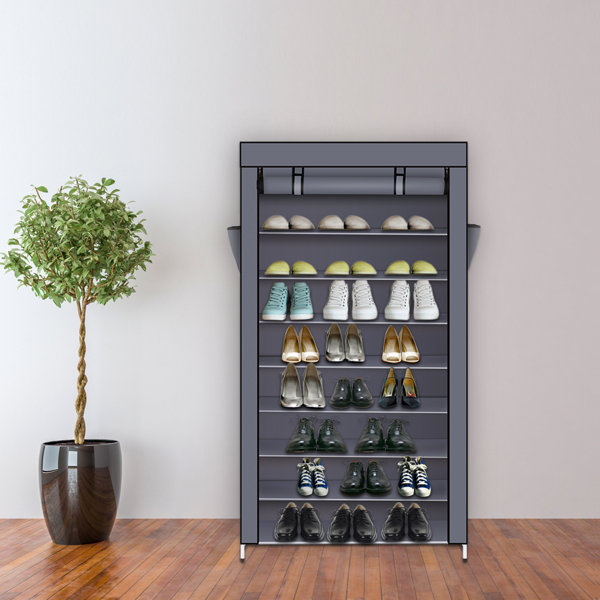 Rebrilliant 27 Pair Shoe Rack & Reviews | Wayfair