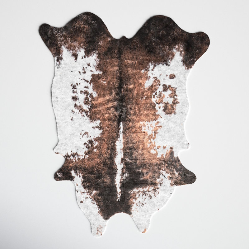 Loon Peak® Ingeline Animal Print Brown/Ivory Area Rug & Reviews | Wayfair