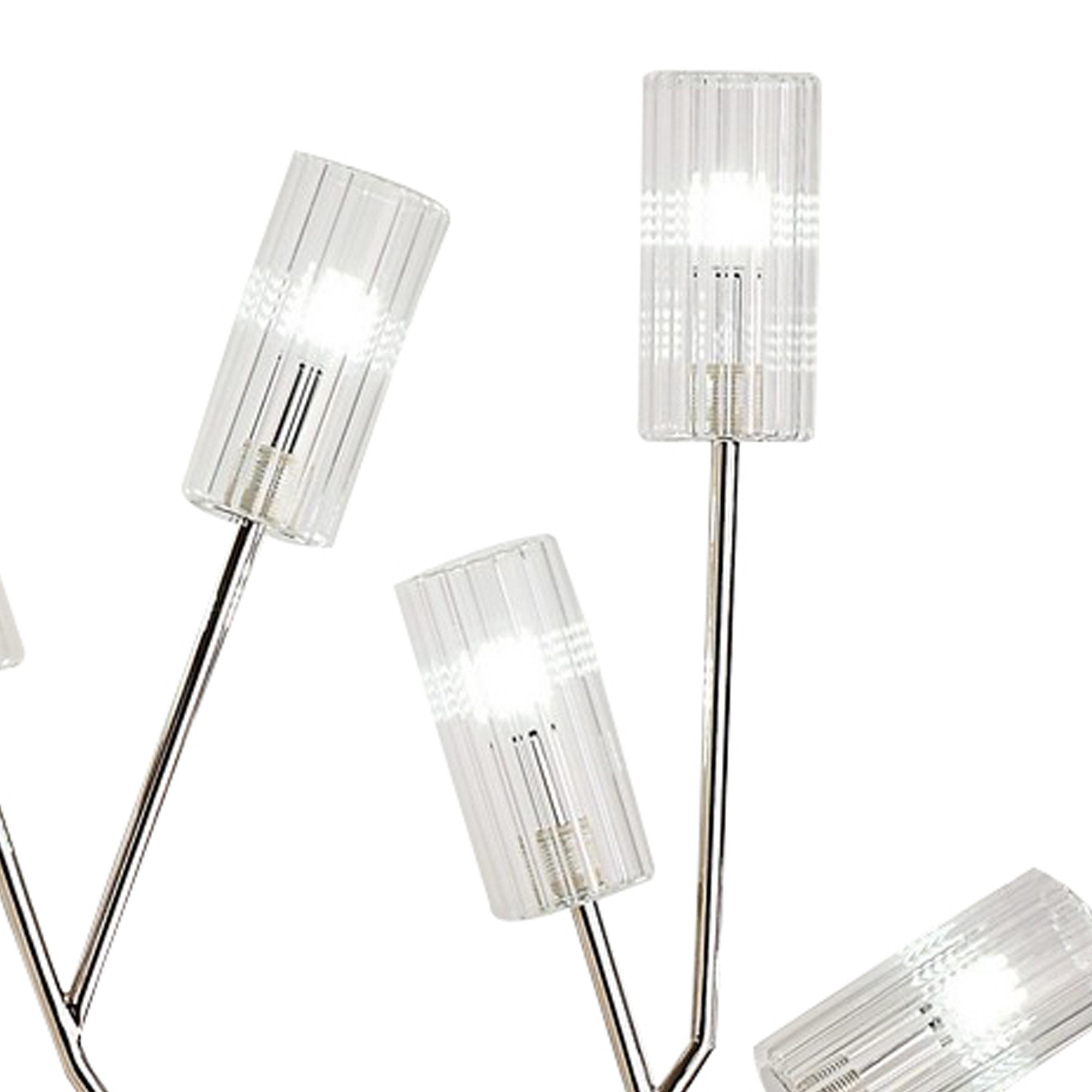 Orren Ellis Eralia 66.5'' Nickel Tree Floor Lamp | Wayfair