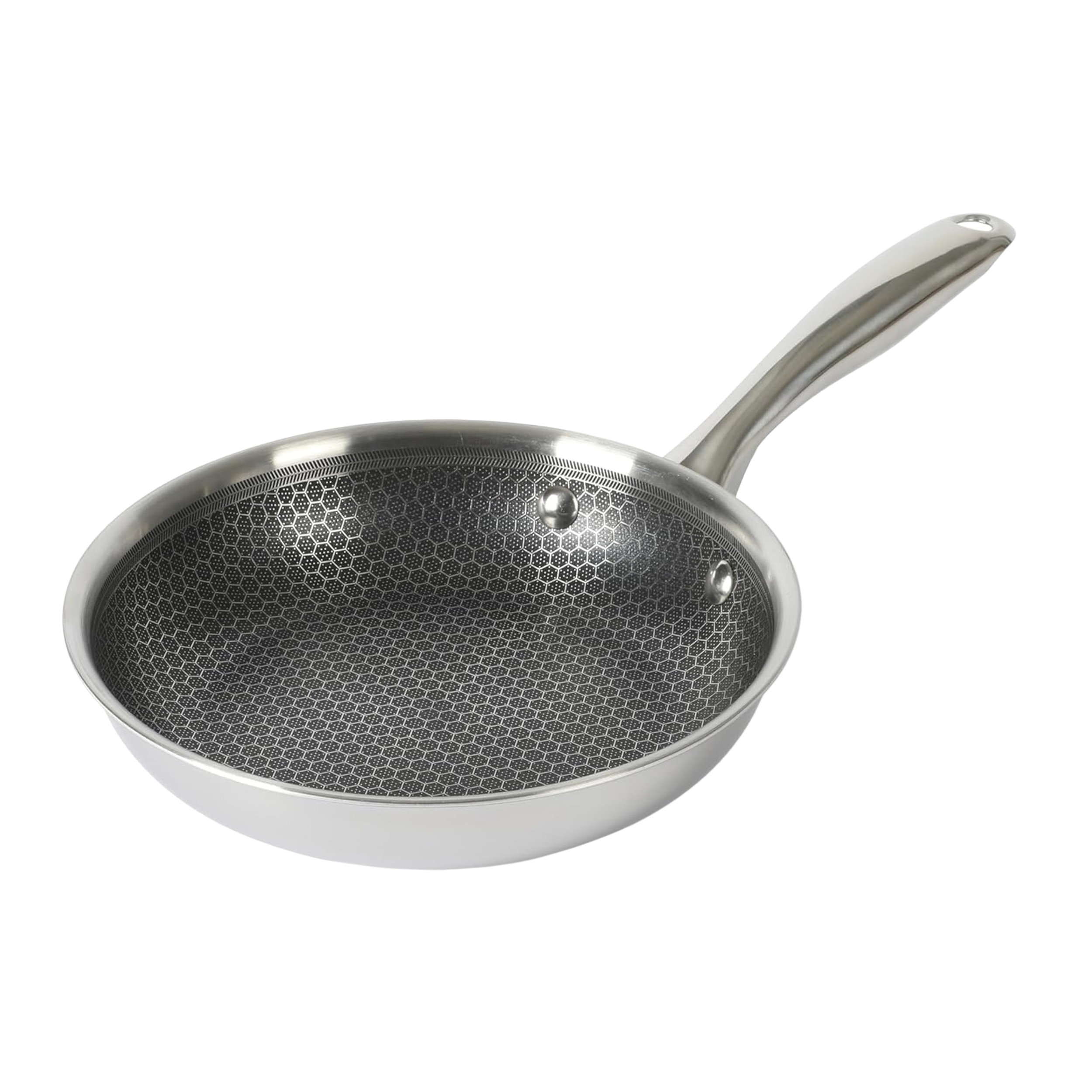 Oster Modessa 8 Inch Nonstick Triply Stainless Steel Frying Pan in ...