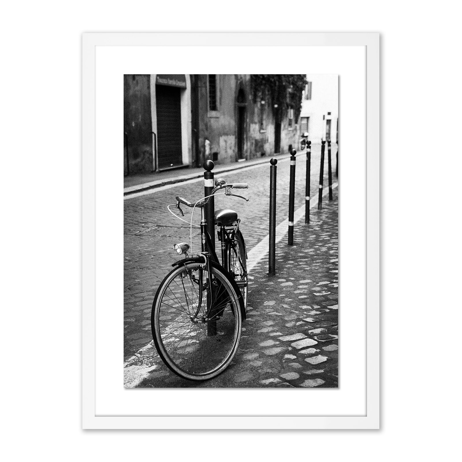 Four Hands Art Studio Rome, Italy Bw by Erica Singleton - Picture Frame ...