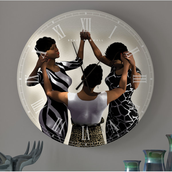 Red Barrel Studio® Blazice Metal Wall Clock & Reviews | Wayfair