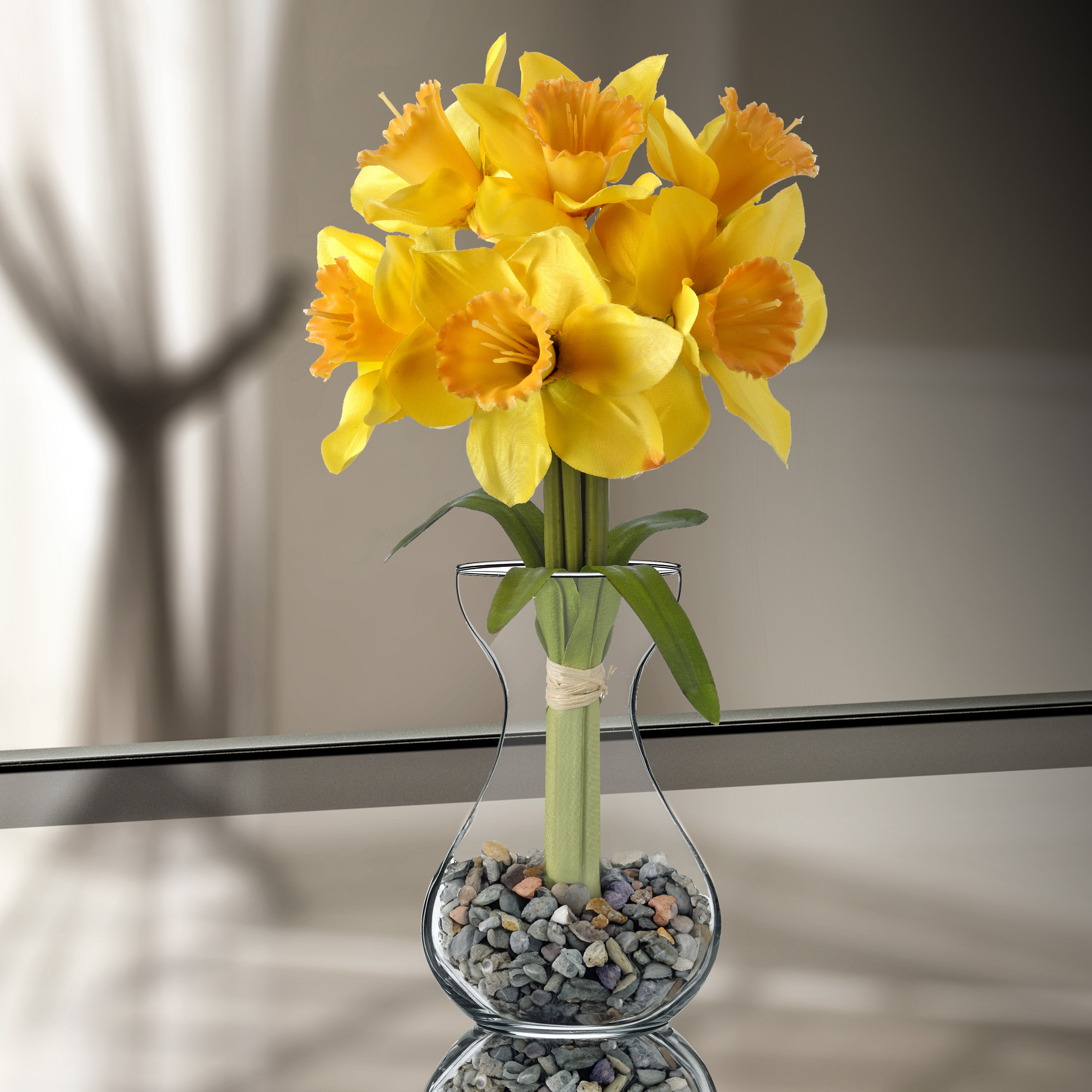 Primrue Daffodil Floral Arrangement - Wayfair Canada