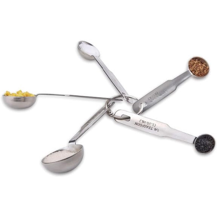 YBM Home 5-Piece Stainless Steel Stackable Measuring Spoons ...