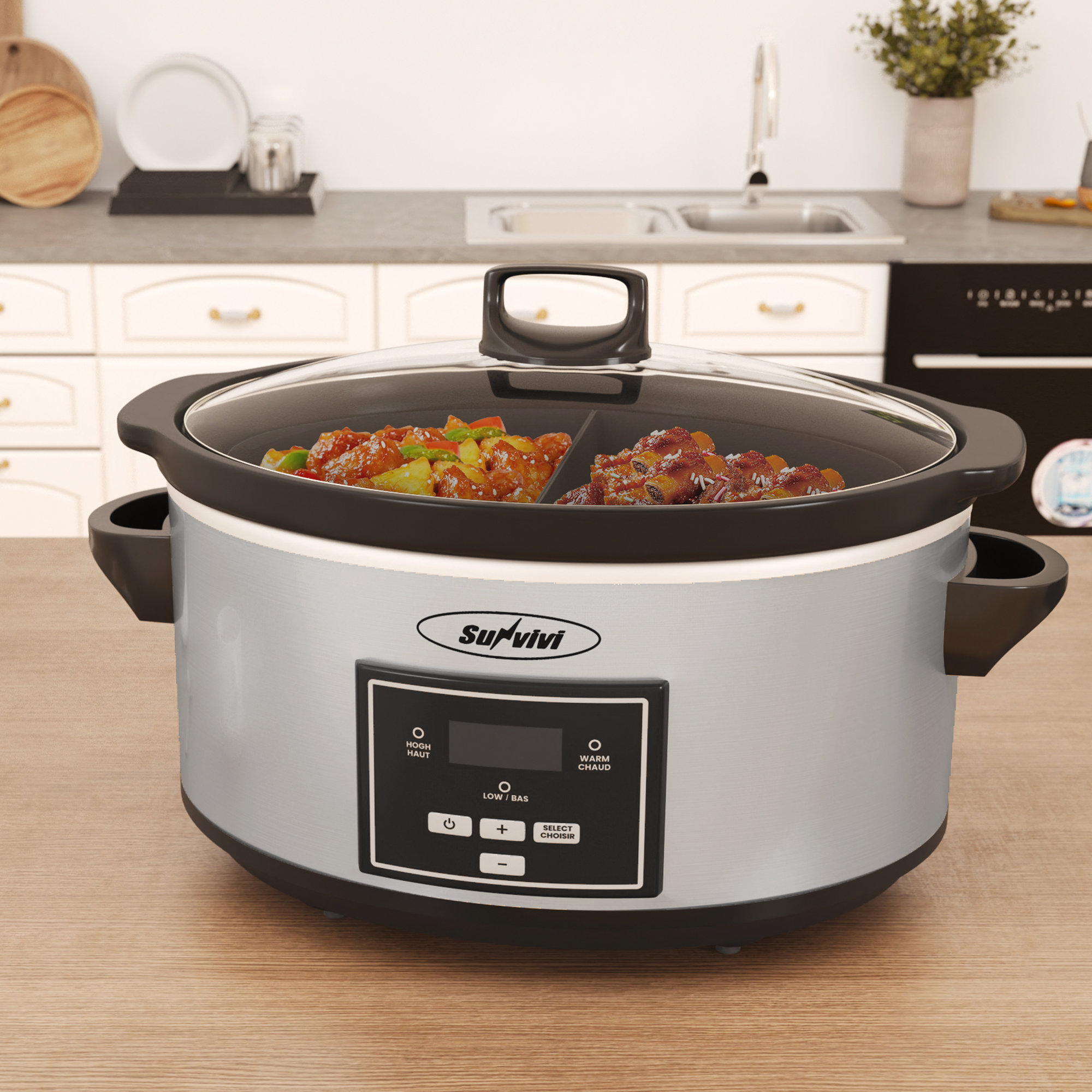 Sunvivi Slow Cooker6.0 QUART | Wayfair