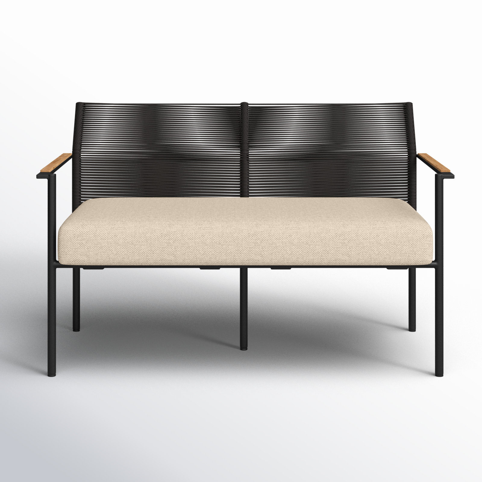 Birch Lane™ Selene 48" Wide Outdoor Loveseat with Cushions | Wayfair