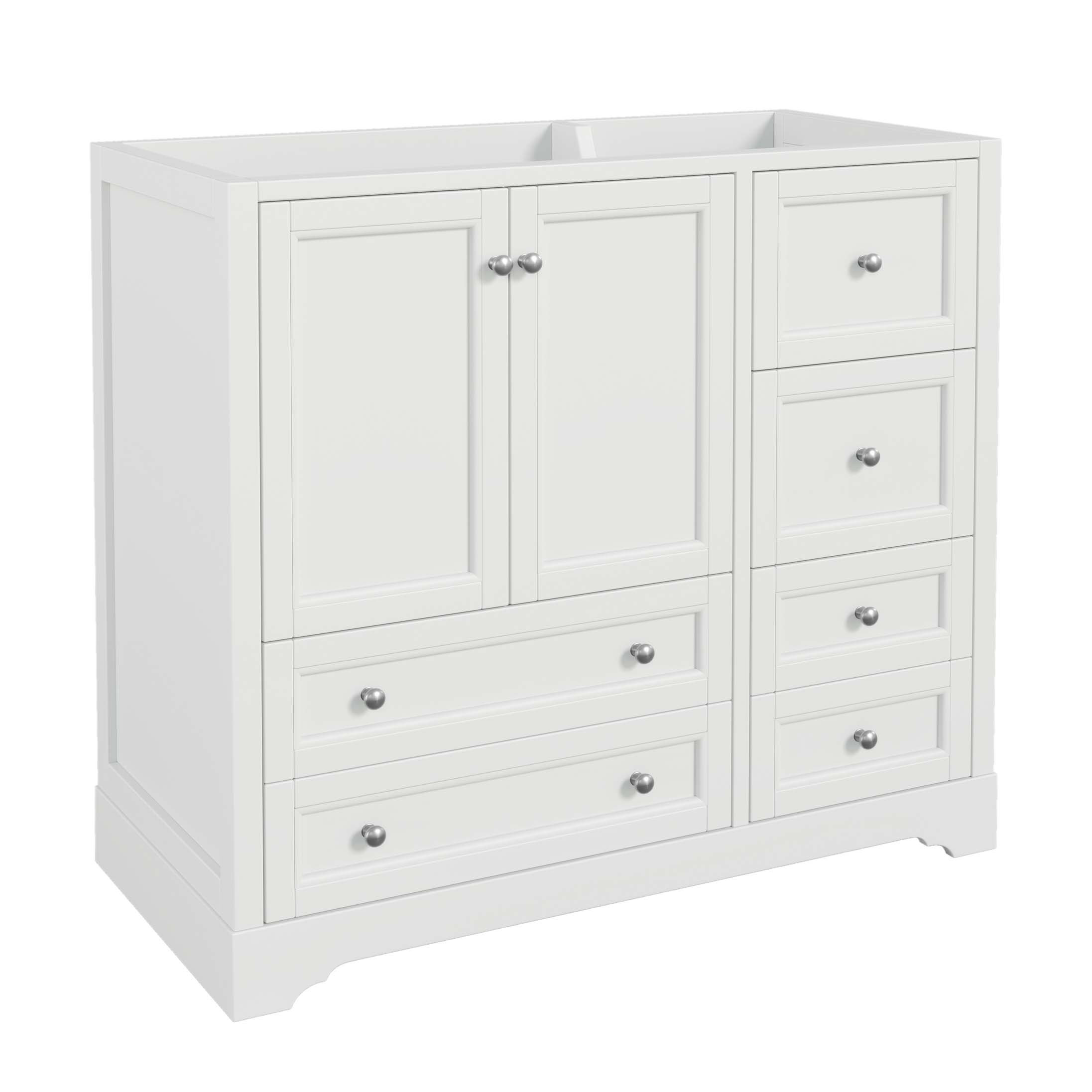 Red Barrel Studio® 36inch Bathroom Vanity without Sink, Solid Wood ...