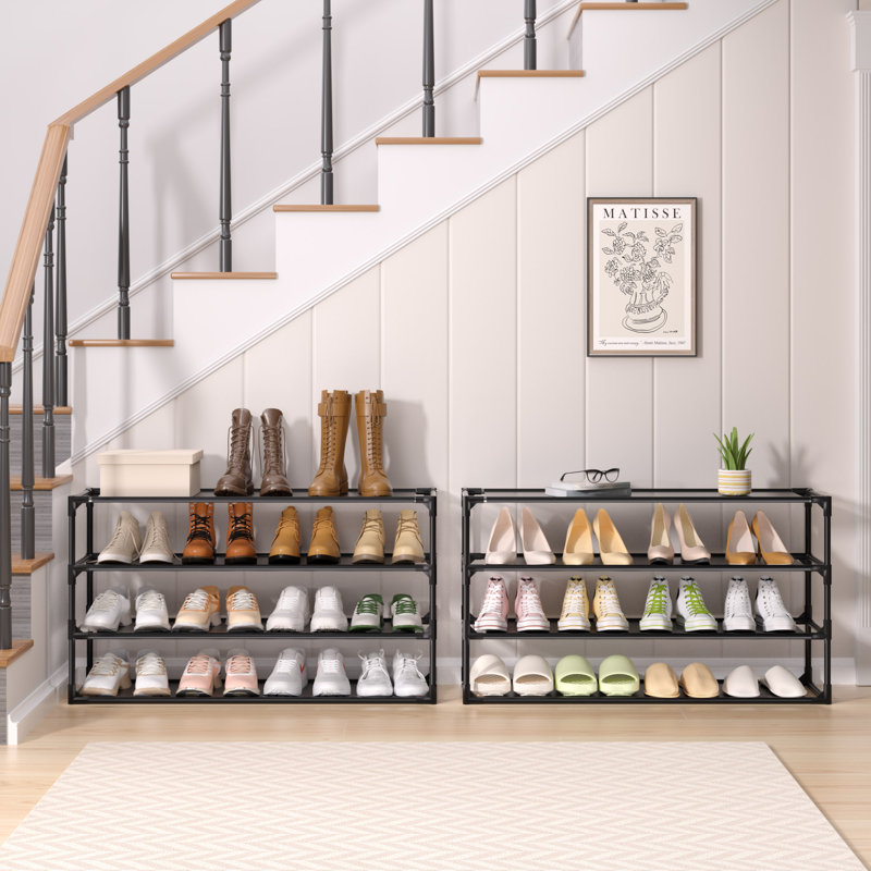 Rebrilliant Steel 40 Pair Stackable Shoe Rack & Reviews - Wayfair Canada