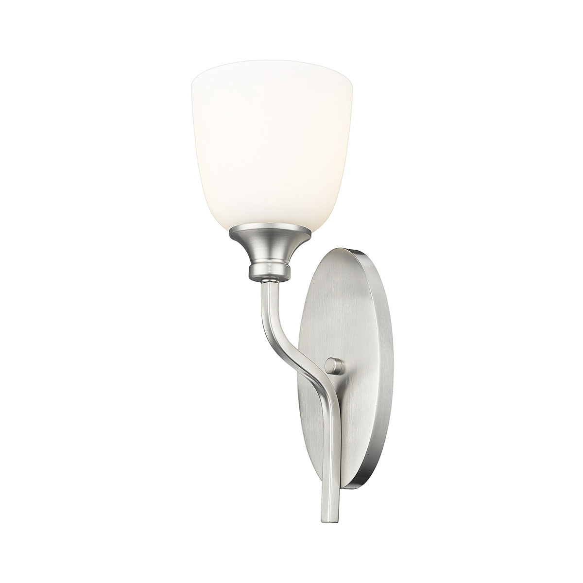Winston Porter Jesselynn Steel Armed Sconce | Wayfair