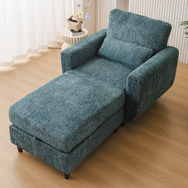 Accent Chair And A Half Chairs with Ottoman Styled to Suit You
