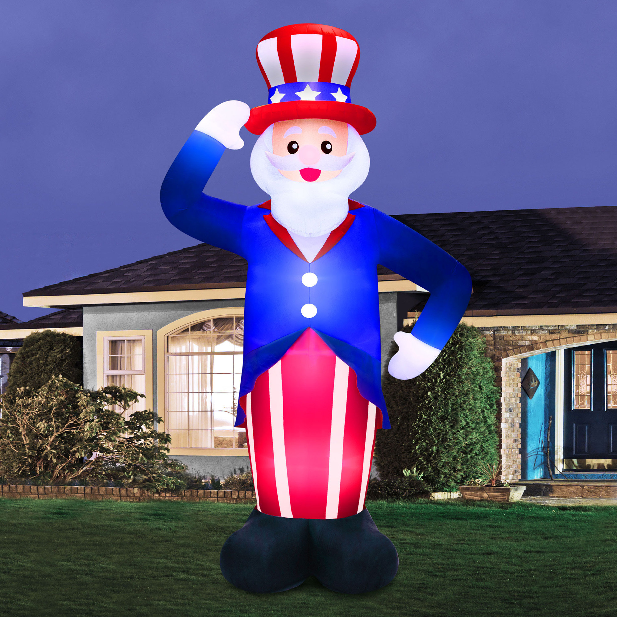 The Holiday Aisle® Geoppo Uncle Sam Inflatable - Wayfair Canada