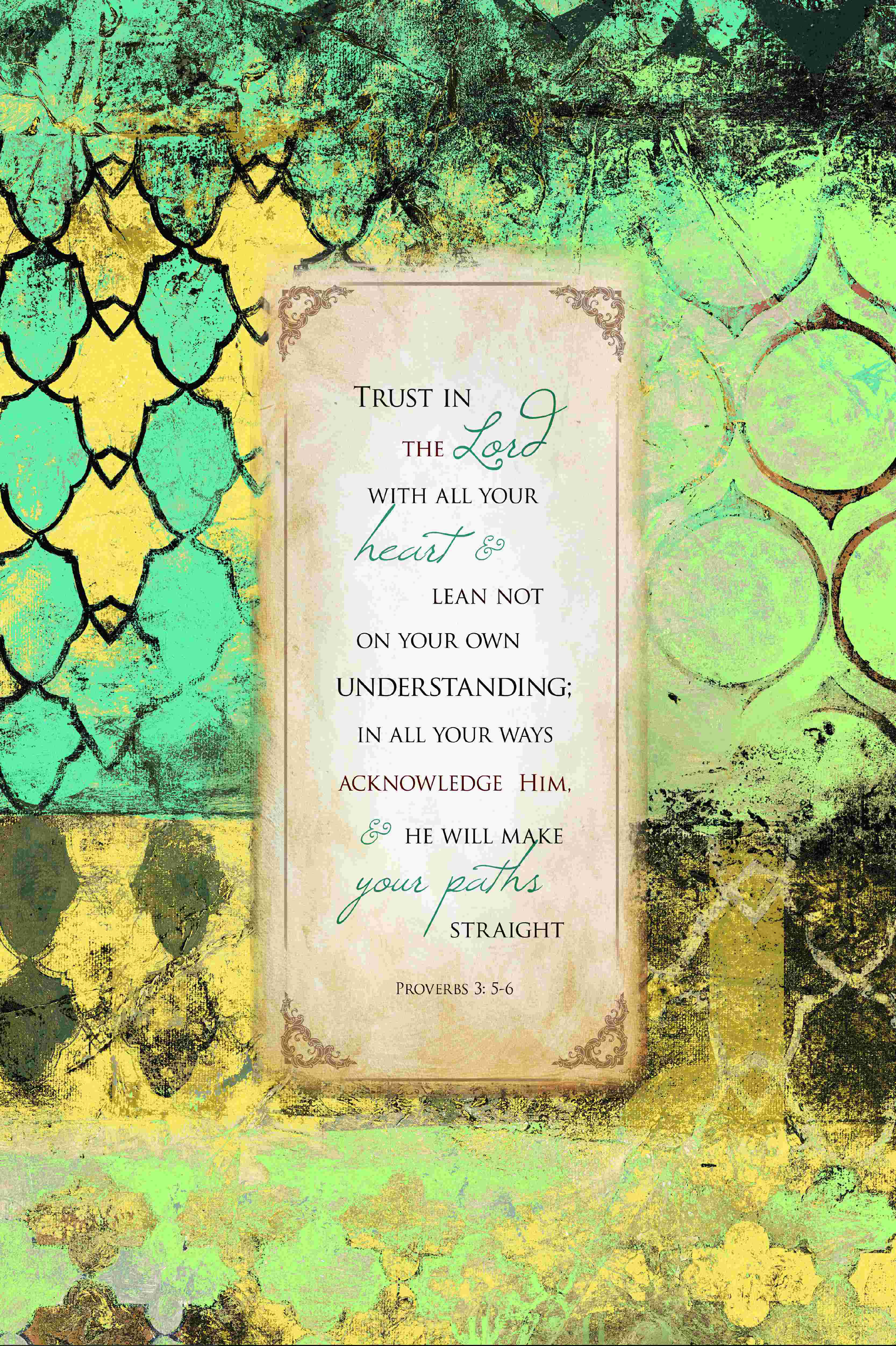 Trinx Trust in the Lord Proverbs - Wrapped Canvas Graphic Art | Wayfair