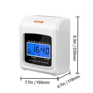 VEVOR Punch Time Clock Time Tracker Machine | Wayfair