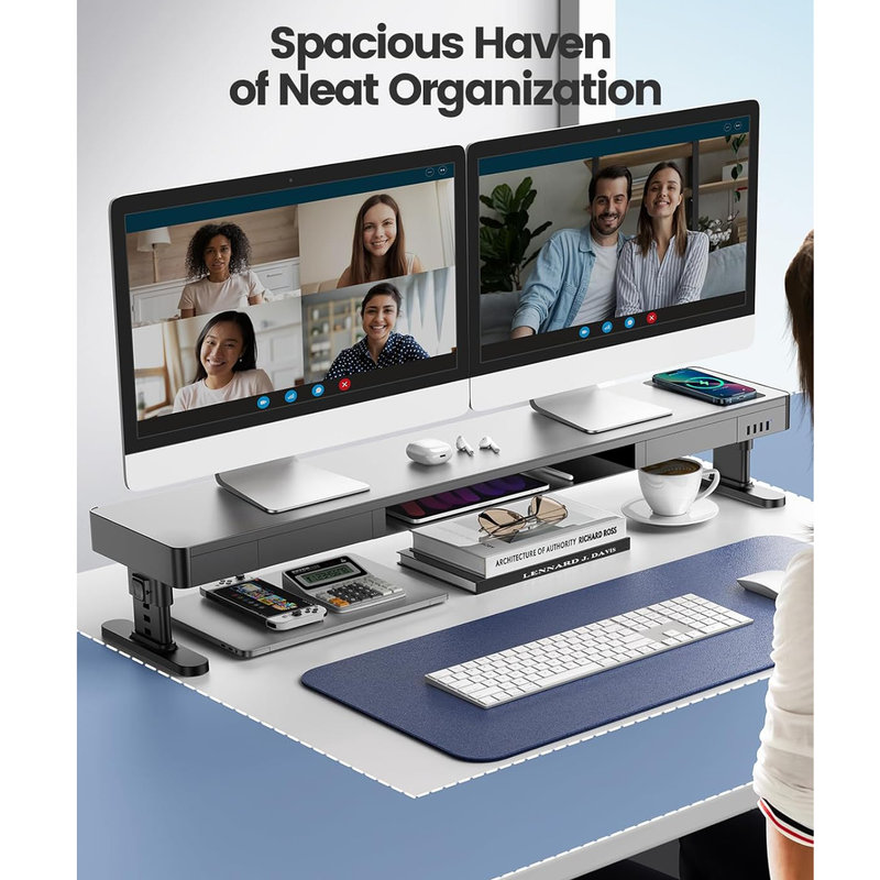 Kiflic Metal Monitor Stand | Wayfair