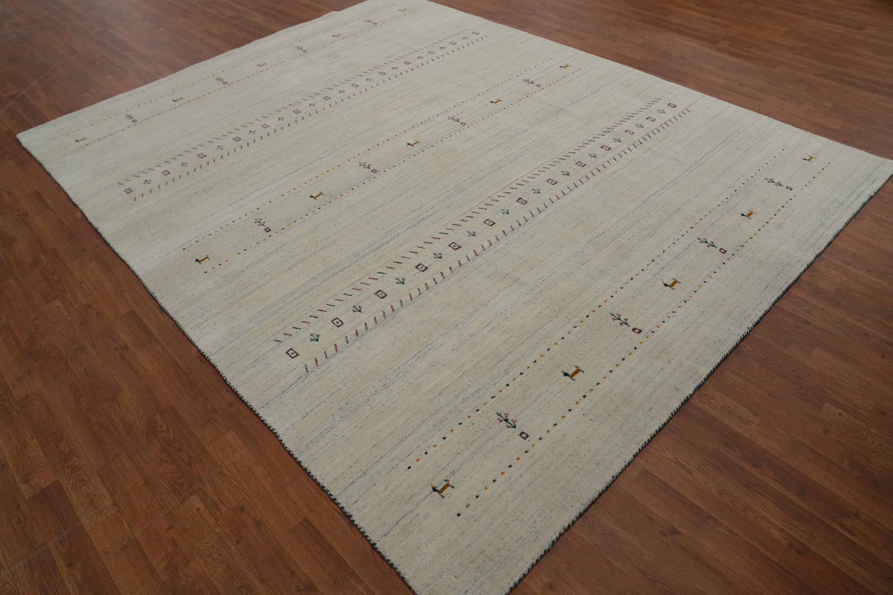 Foundry Select Tribal Gabbeh Style Oriental Area Rug 8x10 | Wayfair