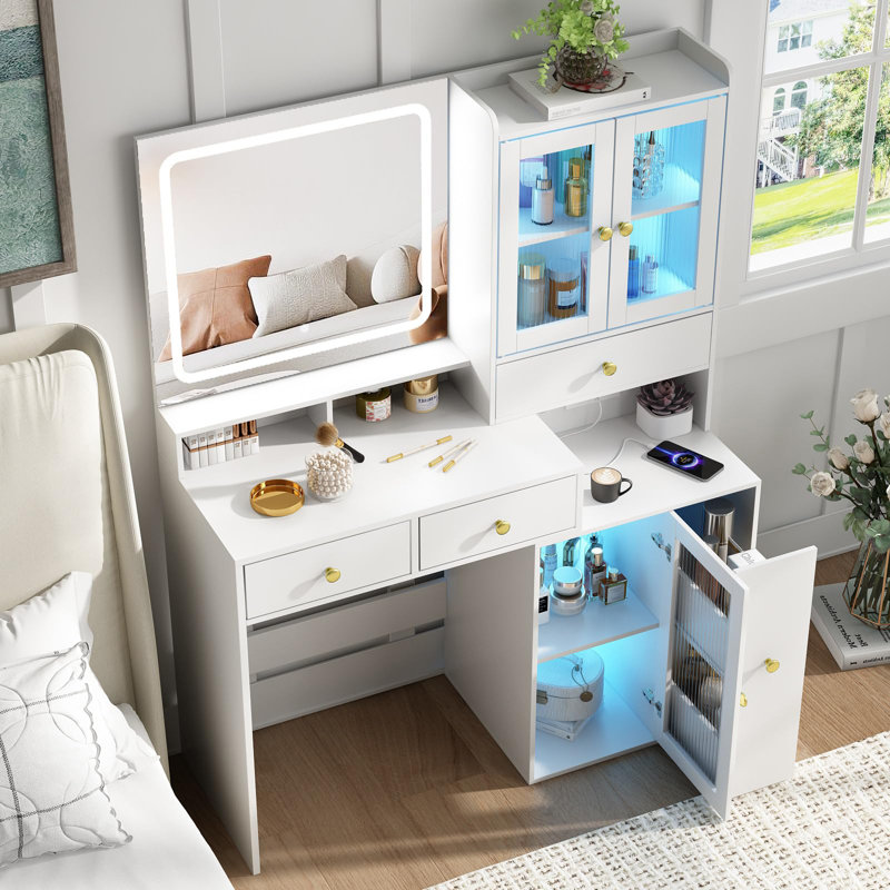 Ivy Bronx Maziah Vanity & Reviews | Wayfair