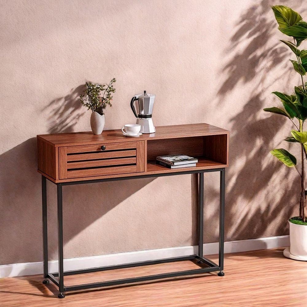 17 Stories Solid Pine Wood Console Cabinet - Wayfair Canada