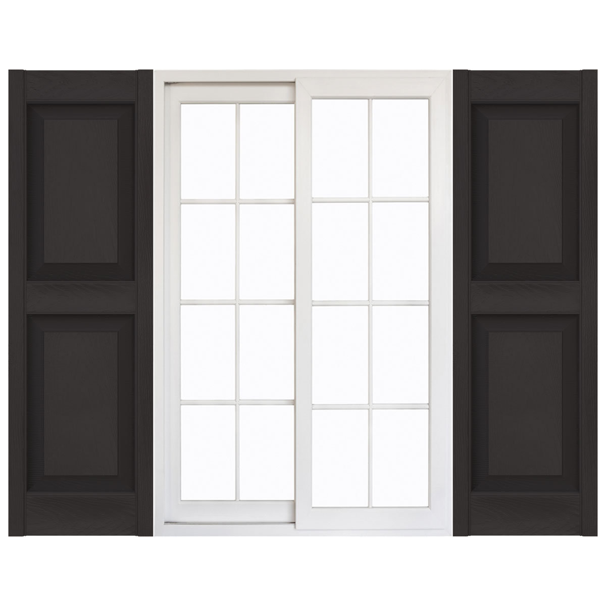 Mid America Mid-America Vinyl, Custom Two Equal Panels, Raised Panel ...