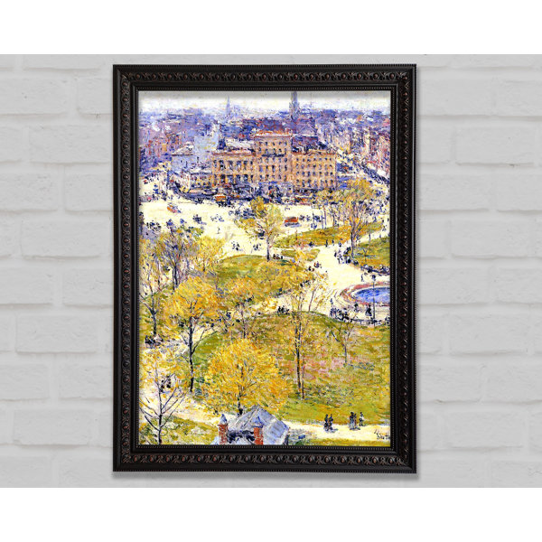 Bright Star Union Square In Spring by Childe Hassam - Single Picture ...