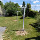 Rebrilliant T-Post Pole Clothesline & Reviews | Wayfair