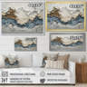 Ivy Bronx Cannock Abstract Collages Coastal Waves Flow II - Abstract ...