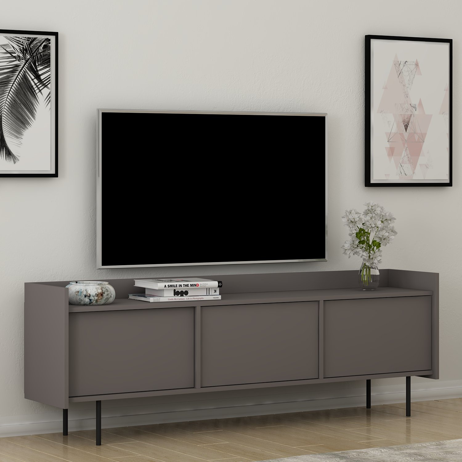 East Urban Home Hazlip TV Stand for TVs up to 78" | Wayfair