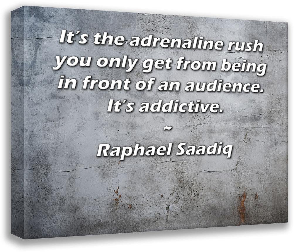 Trinx ArtsyQuotes Gallery Wrapped Canvas By Raphael Saadiq: "It’s the ...