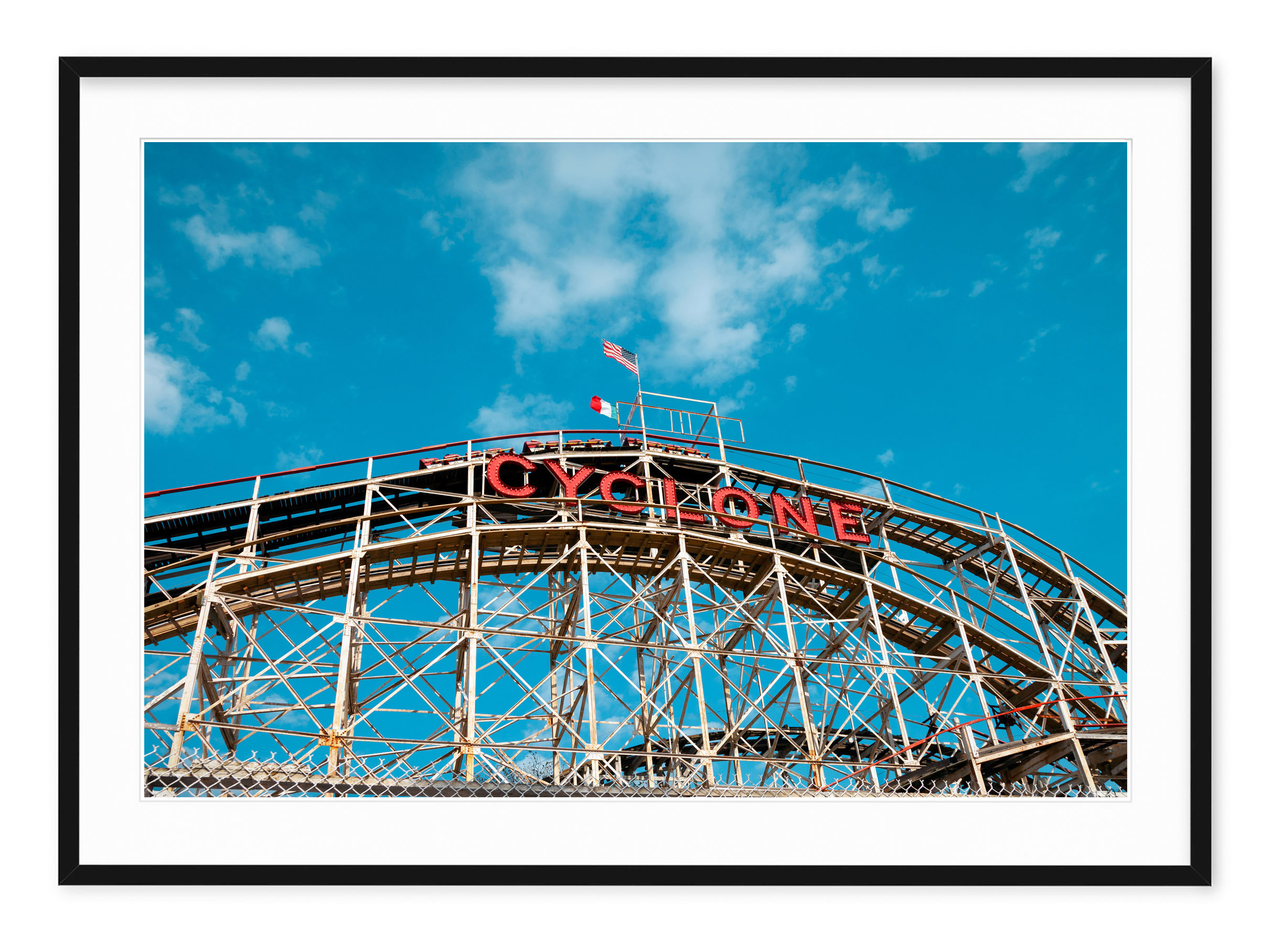 Robin Riley Photography Cyclone Roller Coaster - Picture Frame ...