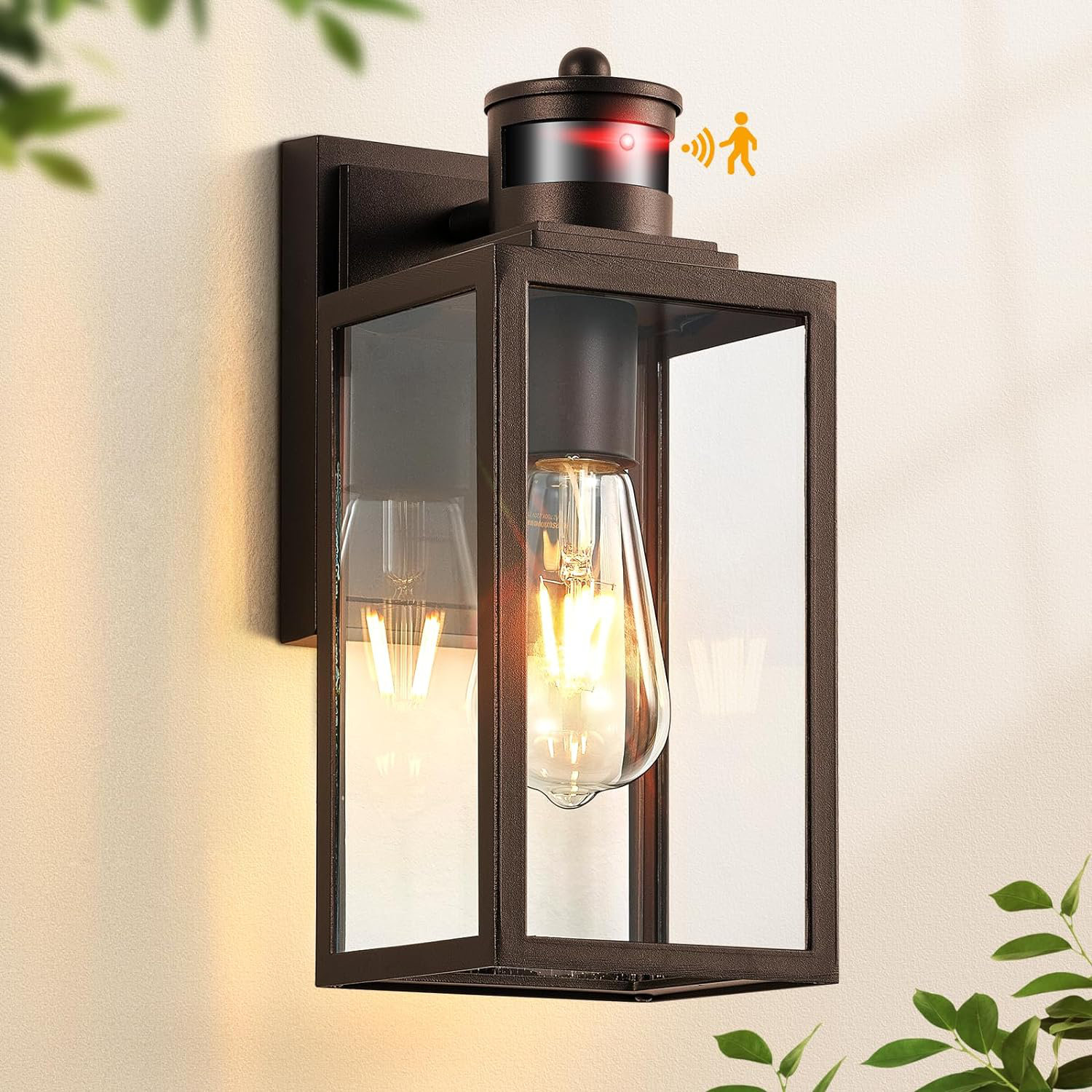 17 Stories Outdoor Wall Light Dusk To Dawn Sensor, Exterior Wall Mount ...