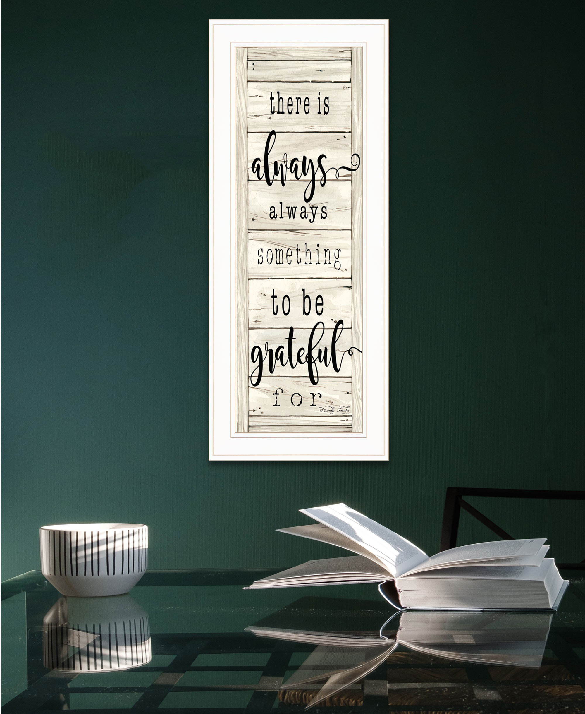 Astoria Grand Be Grateful Collection Framed Print Wall Art | Wayfair