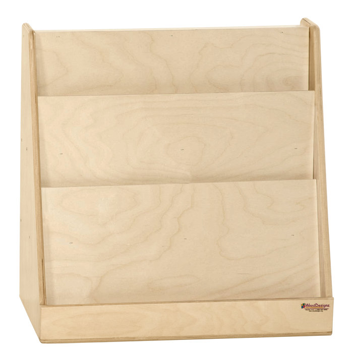 Wood Designs 3 Compartment Manufactured Wood Book Display & Reviews ...