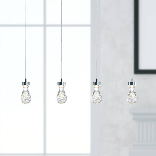 Orren Ellis Atoka 13-Light LED Cluster Bulb Pendant | Wayfair