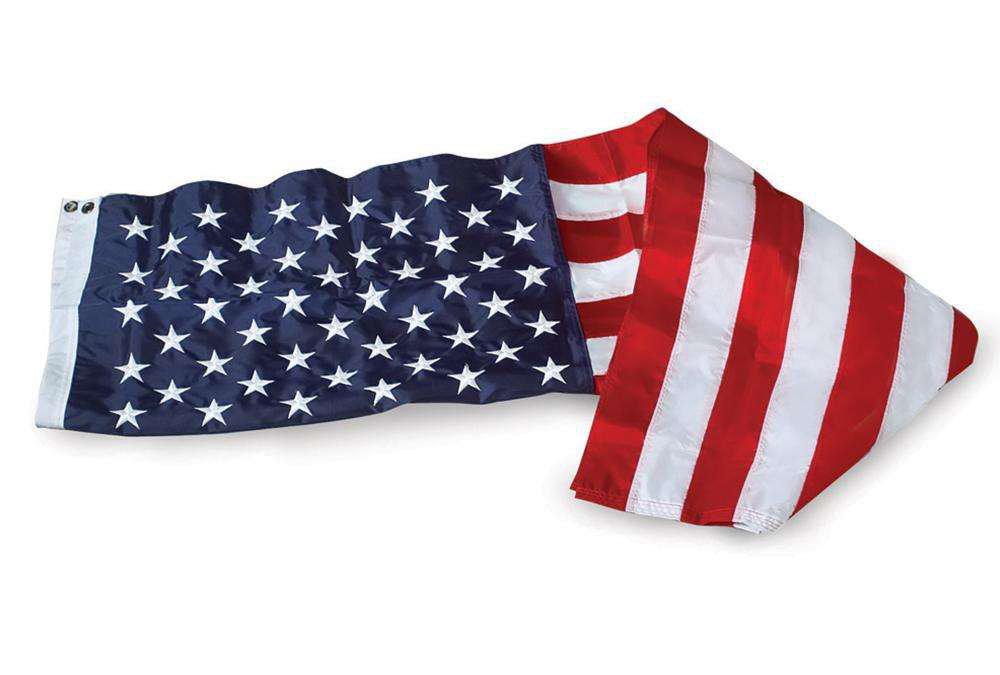 Trinx American Embroidered Flag & Reviews | Wayfair
