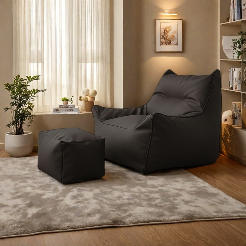 wangling hone Retro Lazy Bean Bag Sofa | Wayfair
