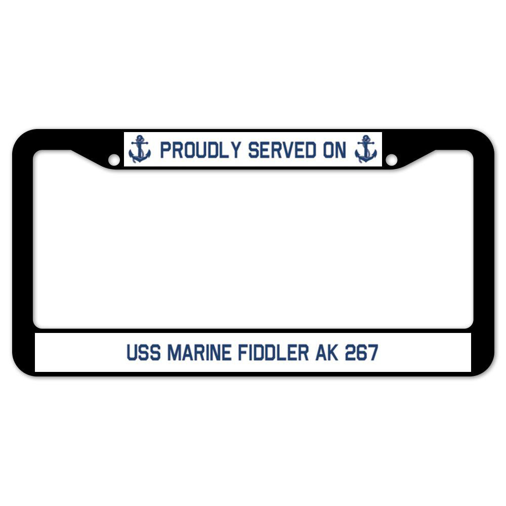 SignMission Proudly Served on USS MARINE FIDDLER AK 267 Plate Frame ...
