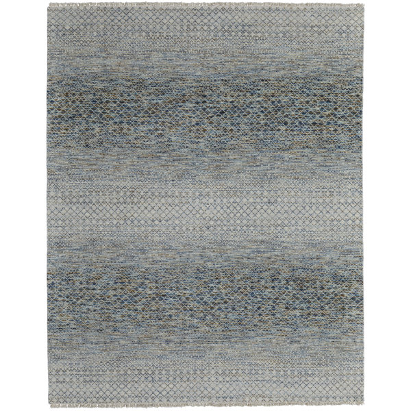 Feizy Branson Wool Area Rug in Green | Perigold