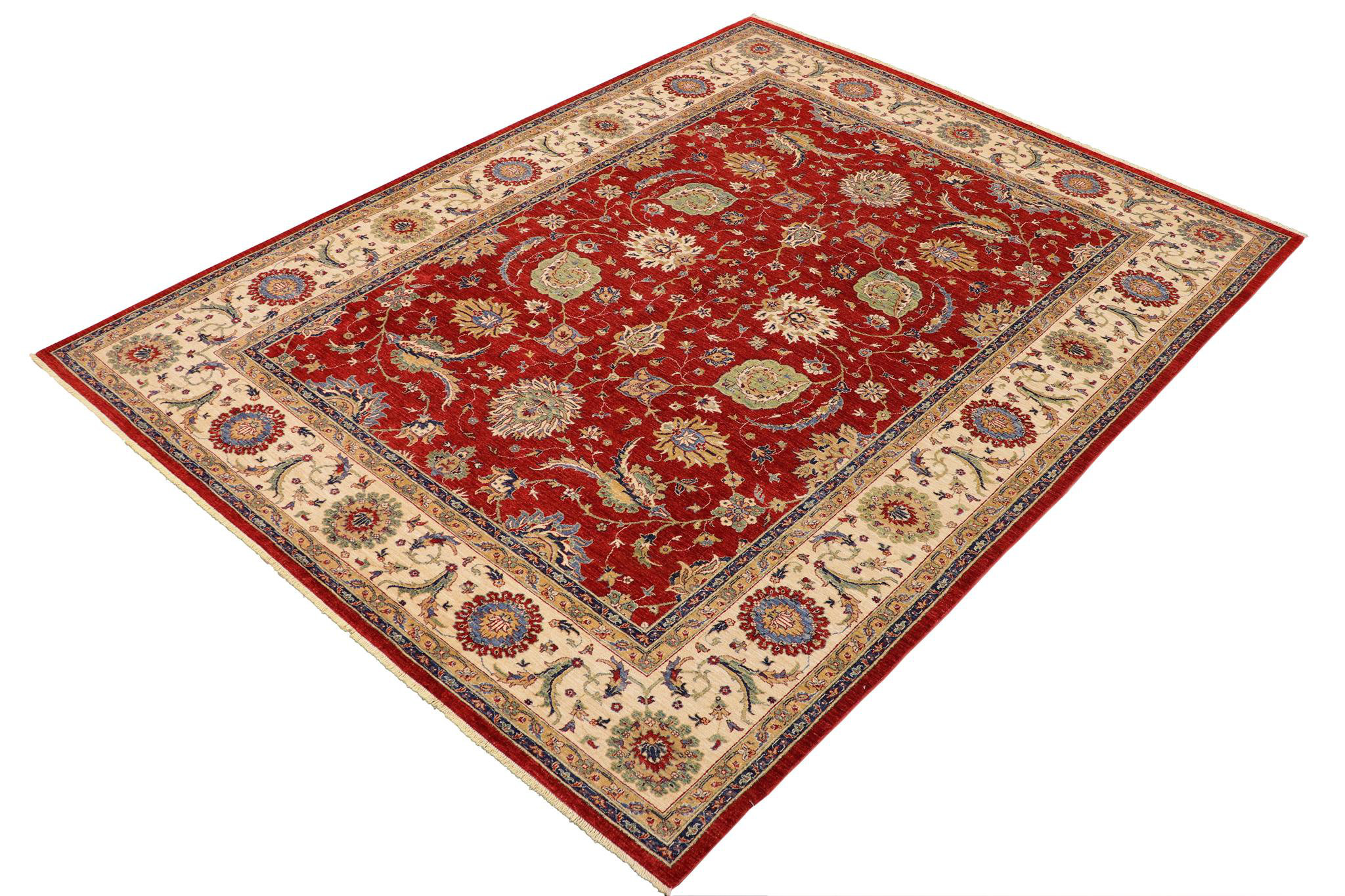 Isabelline One-of-a-Kind 9' x 11'10'' 2000s Area Rug in Red by Arshs ...
