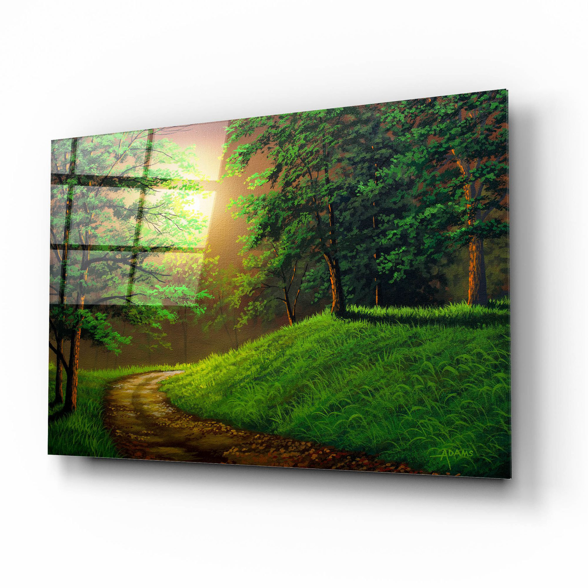 Wildon Home® 'The Road Home' By Gary Adams, Acrylic Glass Wall Art, 36 ...