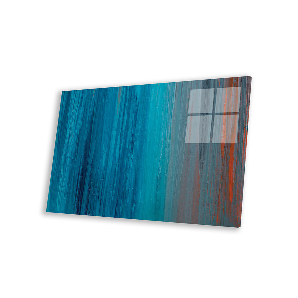 Ivy Bronx Drenched in Teal II by Teodora Guererra - Unframed Graphic ...