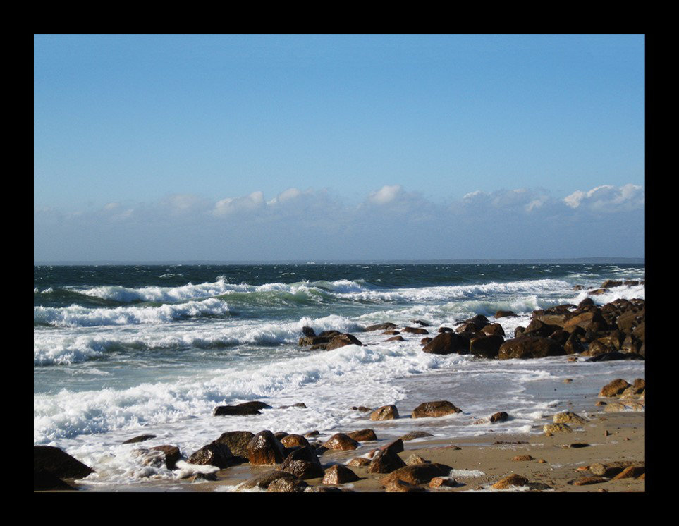 Buy Art For Less 'Cape Cod Surf' by Joseph Condon Framed Photographic ...