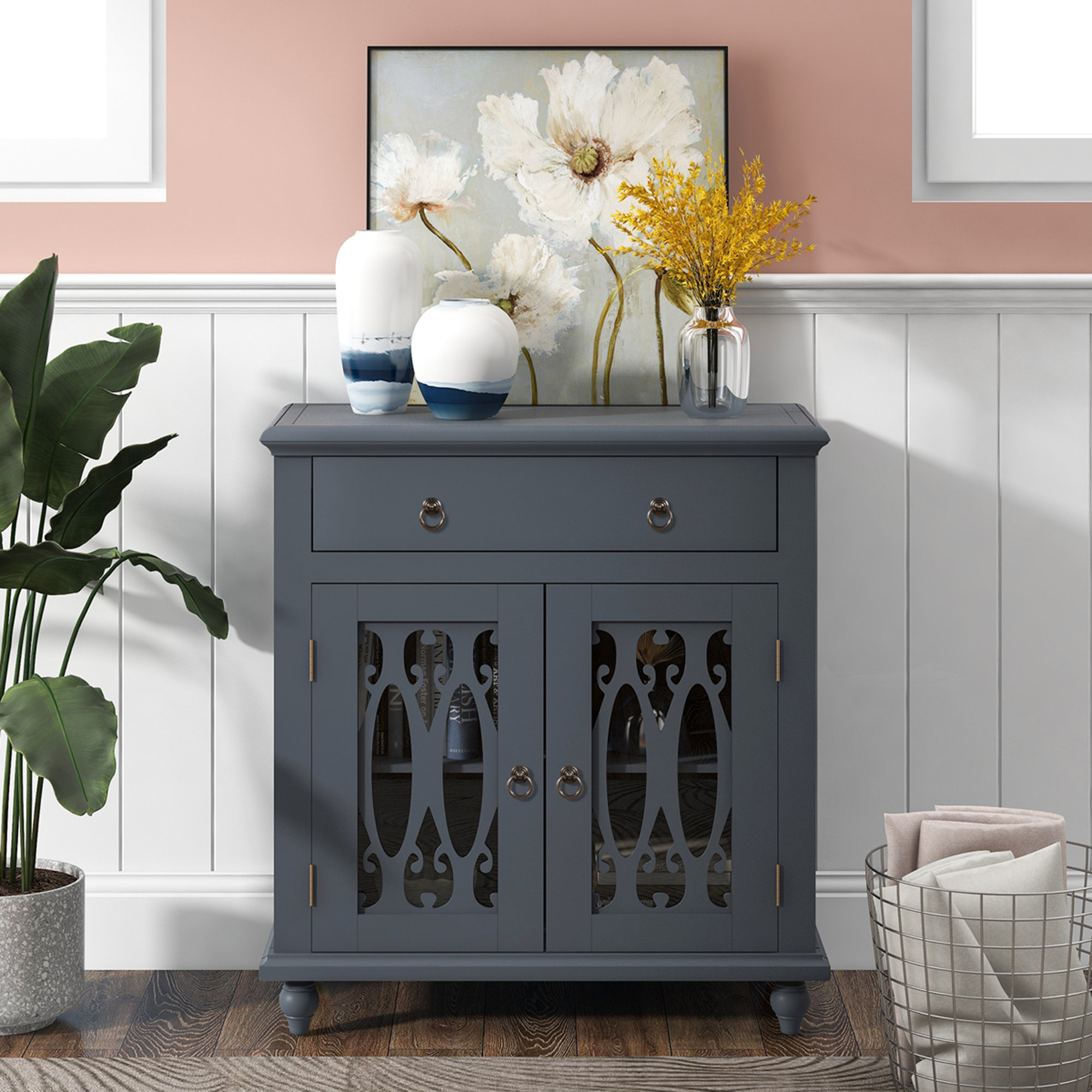Canora Grey Ezmay 2 - Door Accent Cabinet | Wayfair