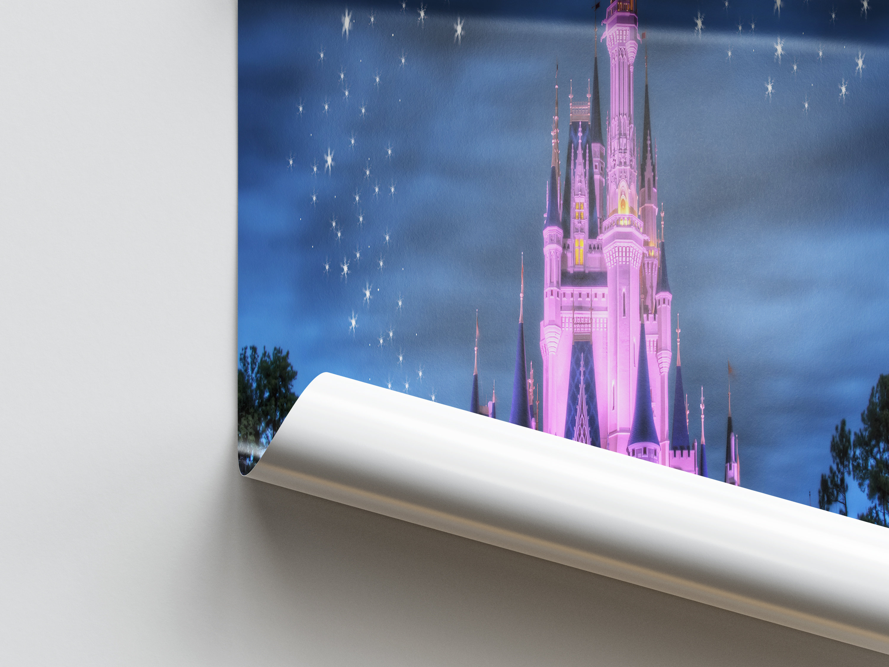 kayra export Cinderella Castle, Cinderella Castle Wall Decor, Starry ...