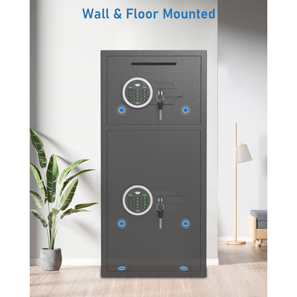 Re Labida Floor 6.0 Cu Ft Extra Large Home Safe Box Fireproof ...