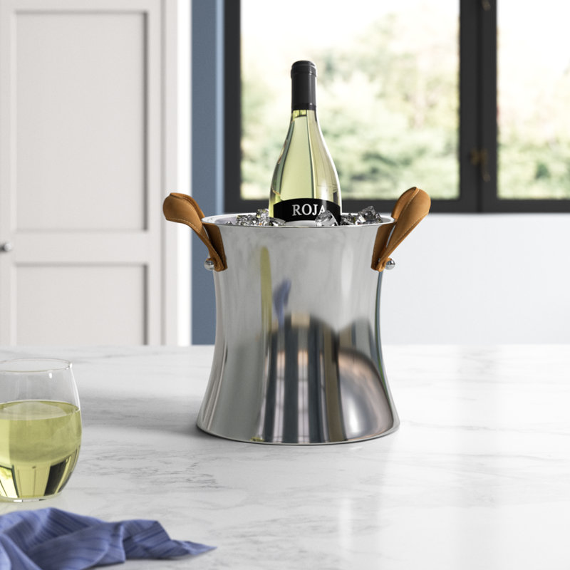 Wade Logan® Caisley Stainless Steel Champagne Bucket & Reviews | Wayfair