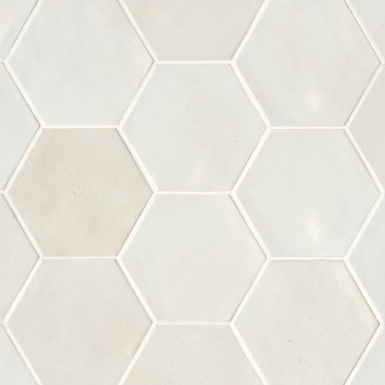 Bedrosians Celine 4" x 5" Porcelain Mosaic Sheet Wall & Floor Tile ...